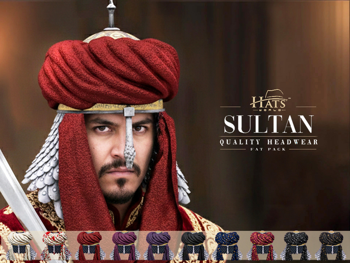 Second Life Marketplace - [HW] THE PREMIUM SULTAN HEADCOVERS